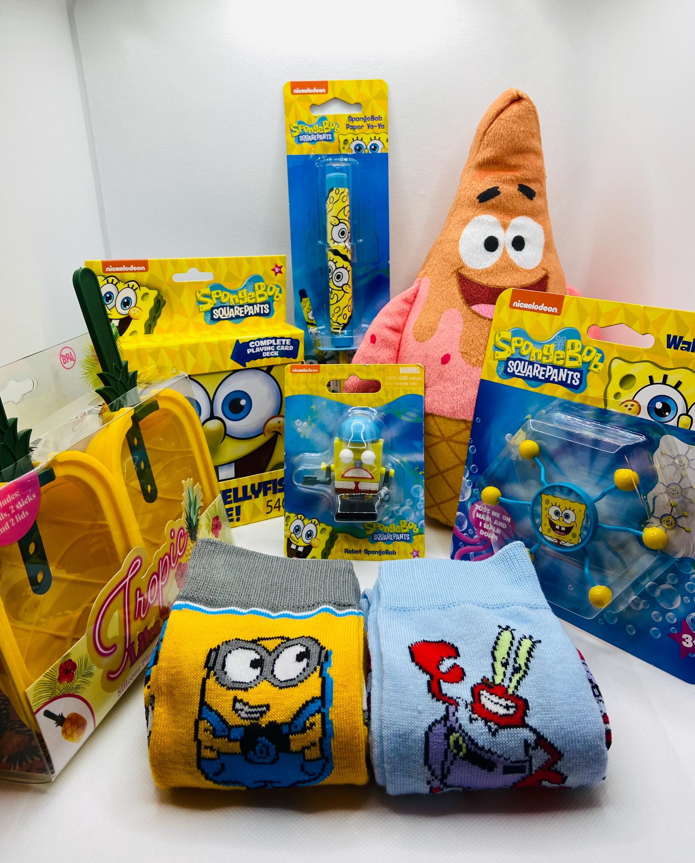 Spongebob & Friends Gift Basket - Etsy