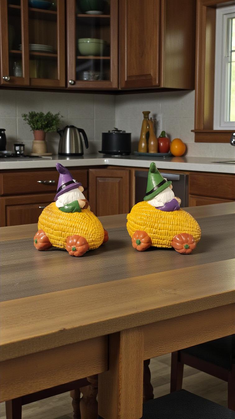 Gnome in Corn Car - Etsy