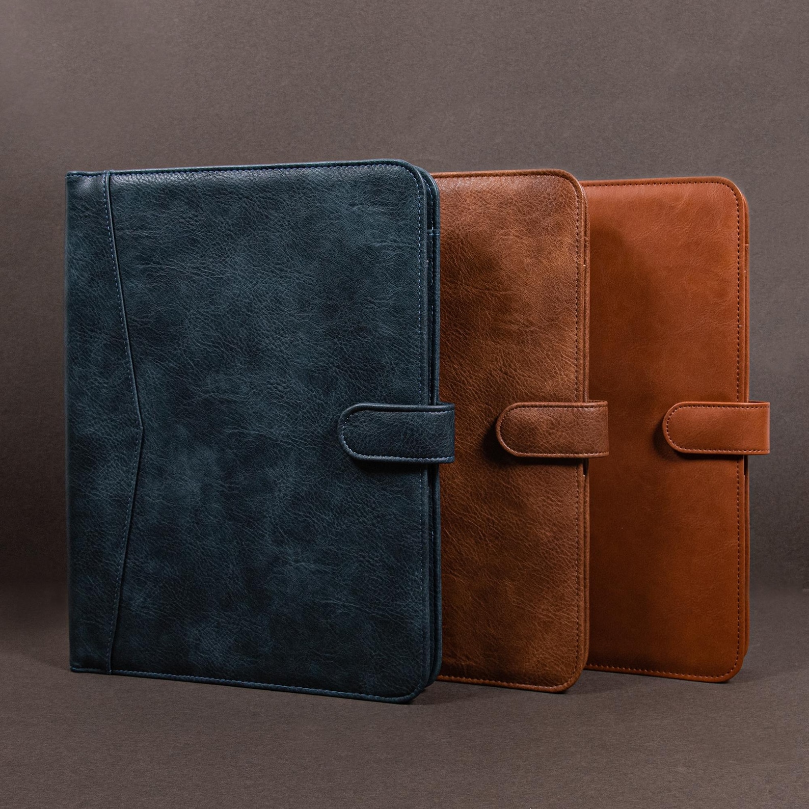 Personalized Leather Portfolio for Men, A4 Custom Journal Cover ...