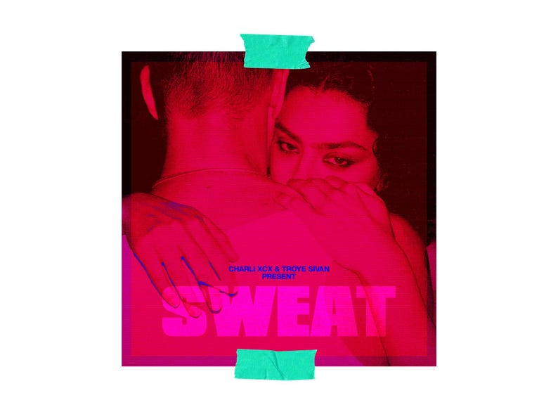Charli XCX Troye Sivan SWEAT Tour Poster – Music Print, Digital ...
