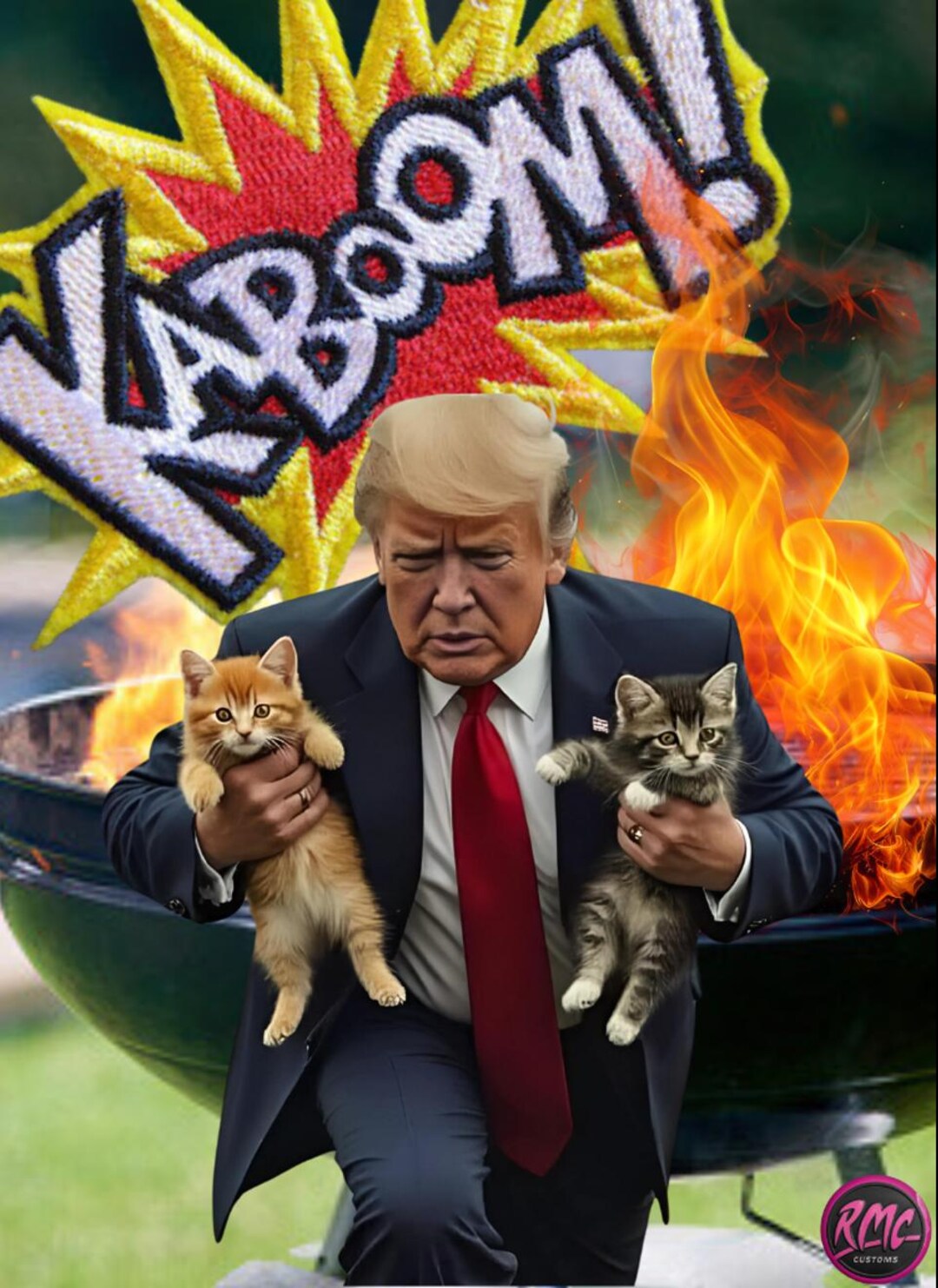Trump Save the Animals Custom Kaboom - Etsy