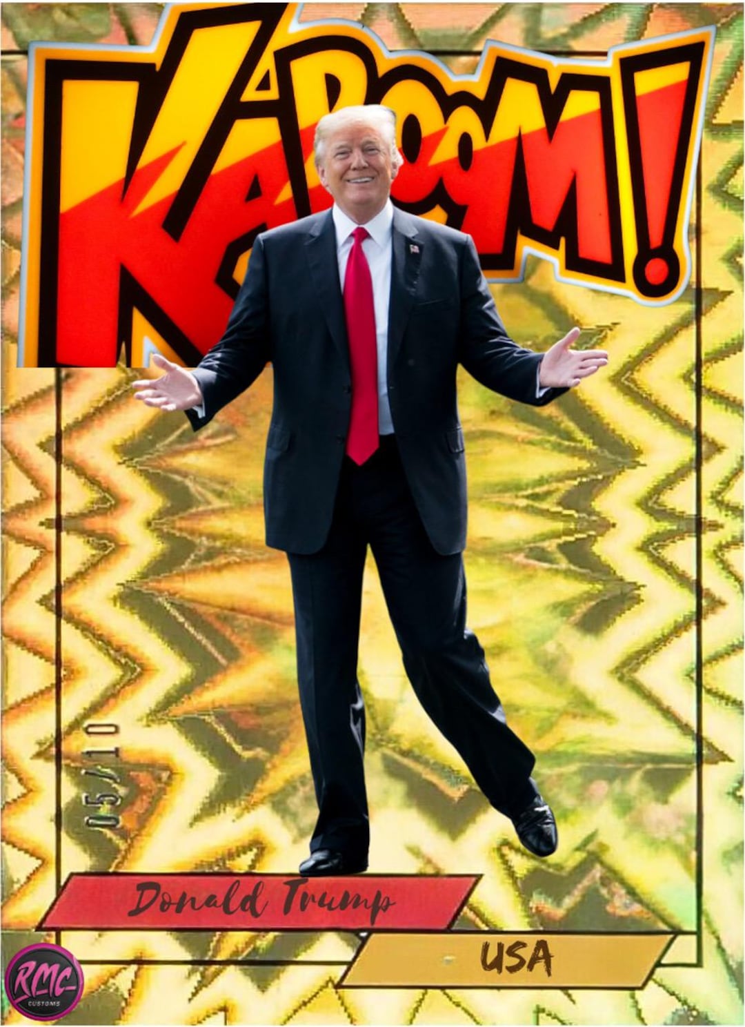 Trump Gold Kaboom 2024 - Etsy