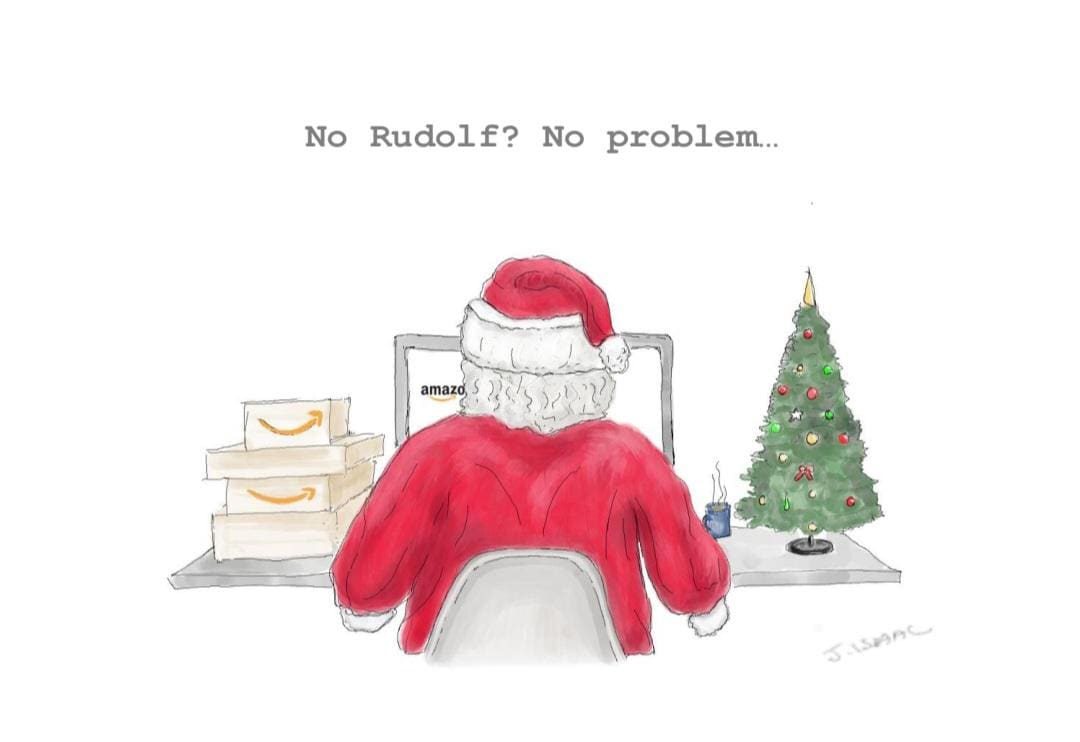 Individual, Quality, Illustrated, Comic Christmas Cards - Etsy