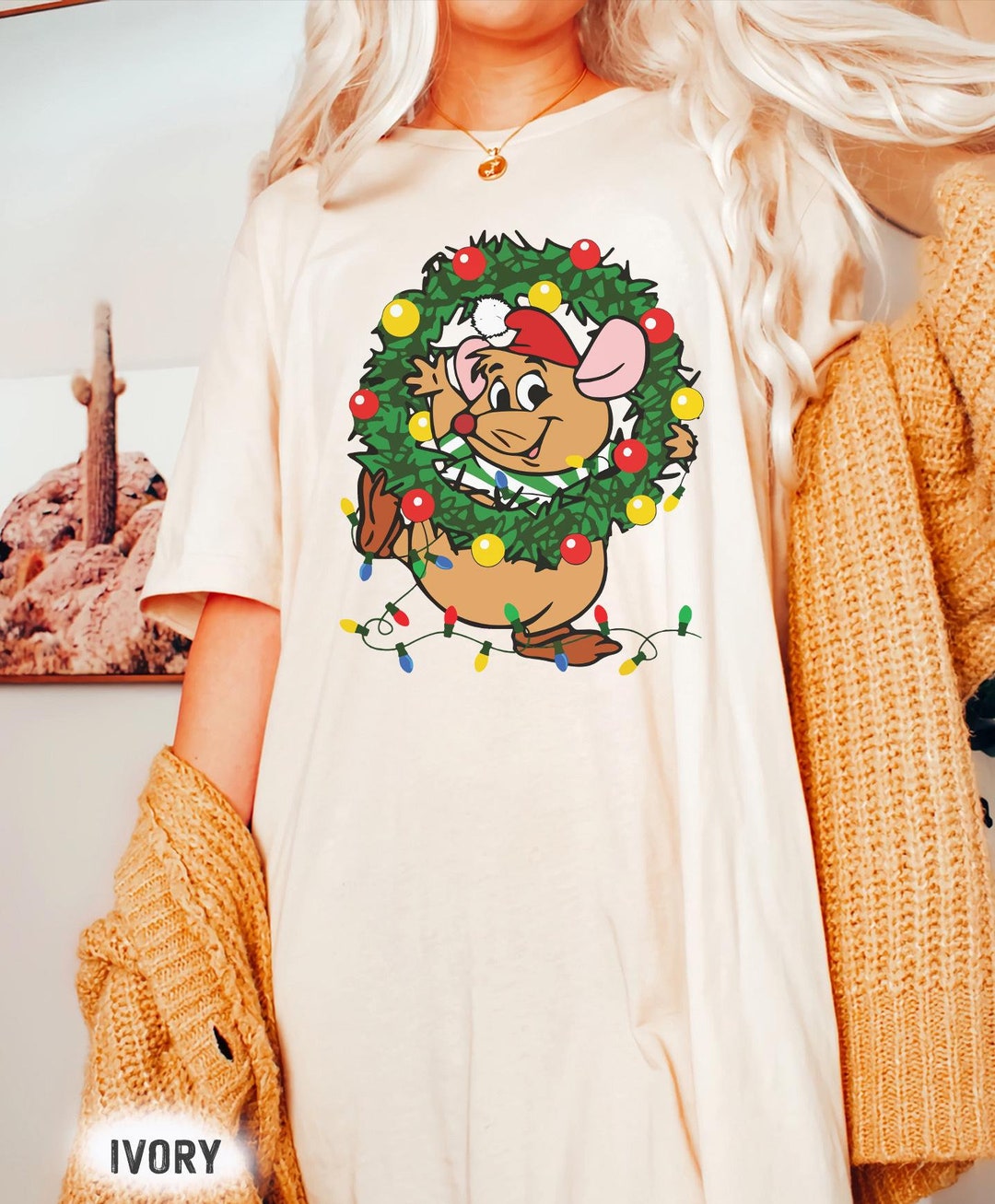 Disney Gus Gus Christmas Comfort Colors Shirt, Disneyland Christmas ...