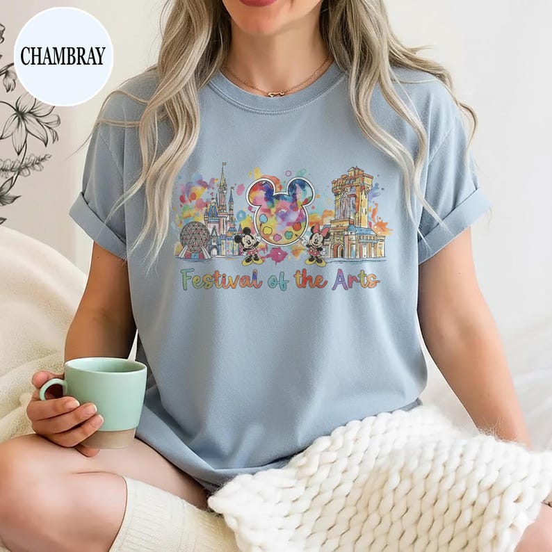 Retro Disney Festival T-shirt, Pastel Mickey and Friends Park Shirt ...