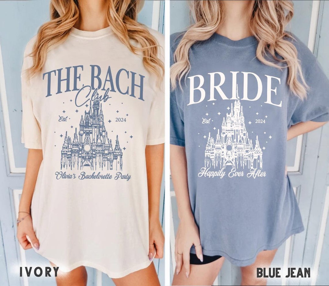 Personalized Disney Bride Shirt, the Bach Club Shirt, Magic Castle ...