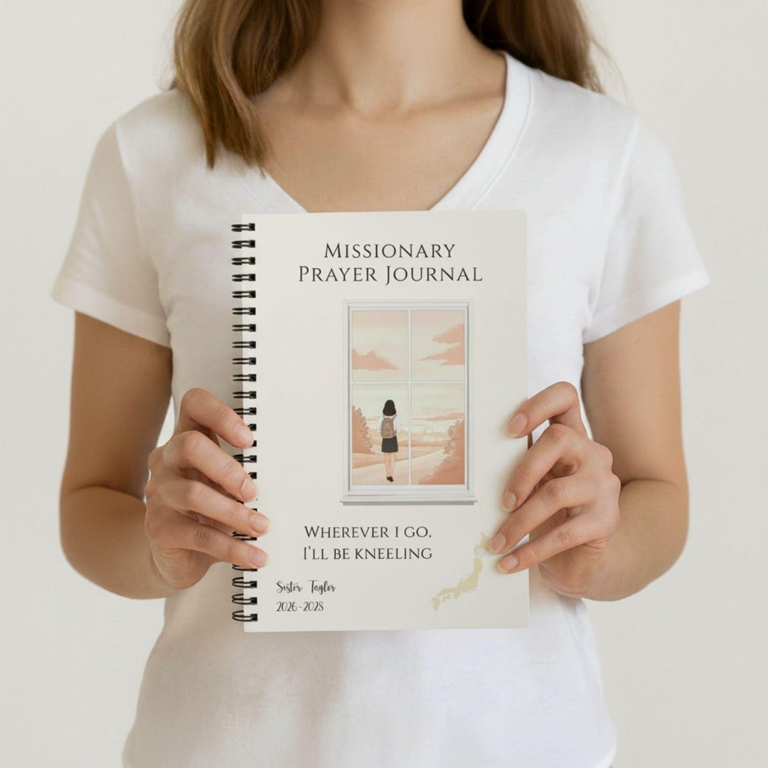 Personalized LDS Missionary Journal 2026 Gift for Sister Missionary ...