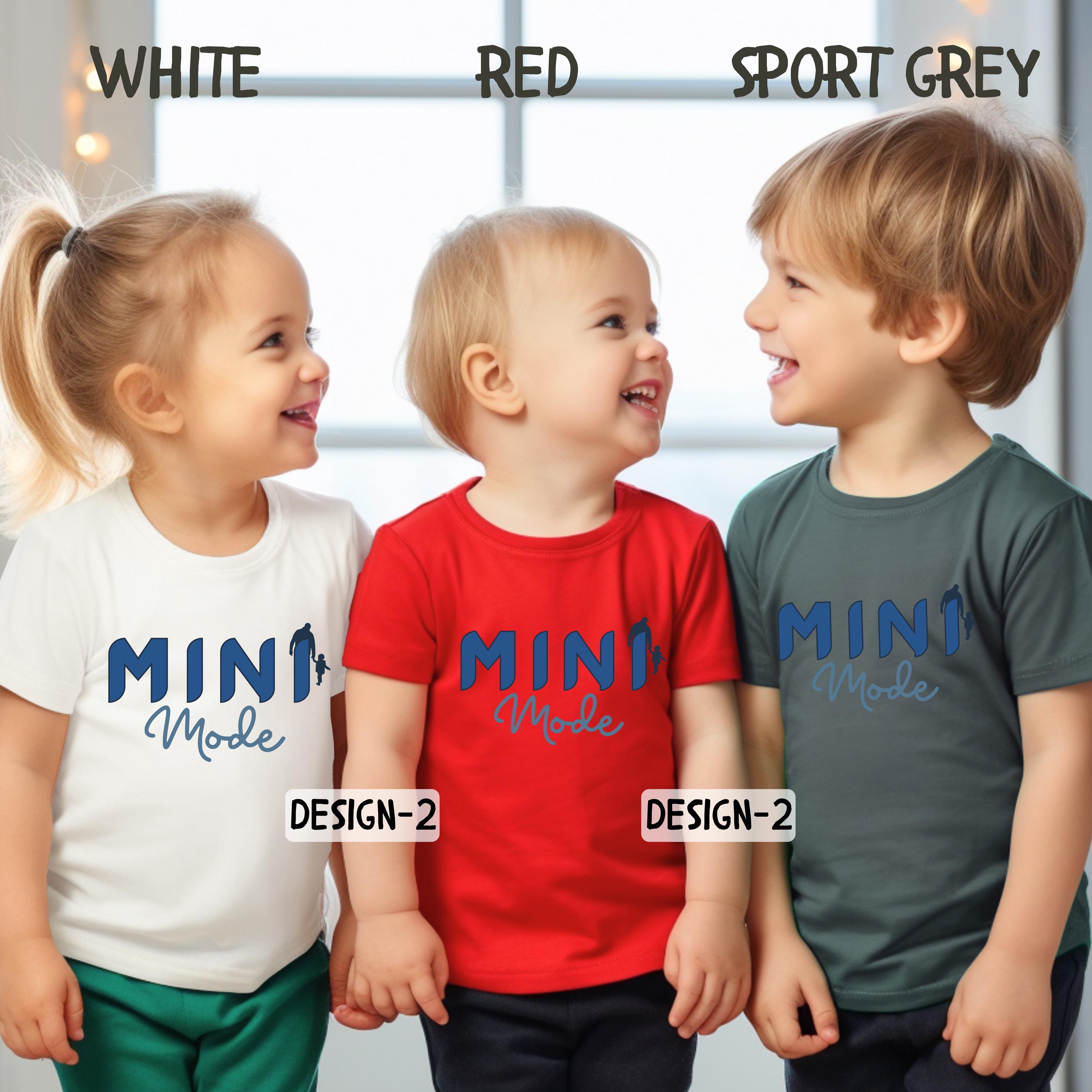 DAD Mode & MINI Mode T-shirts | Father's Day Matching Outfit - Etsy