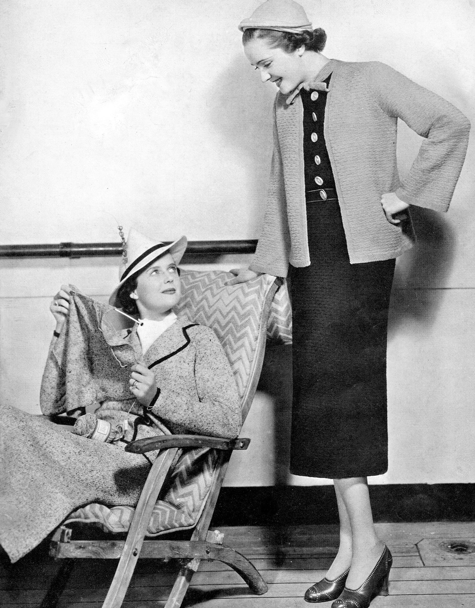 Vintage Couture Knitting Patterns, 1930s Fashion, Dresses, Suits ...