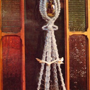 Vintage Macramé Patterns Hanging Tables Planters Shelves - Etsy