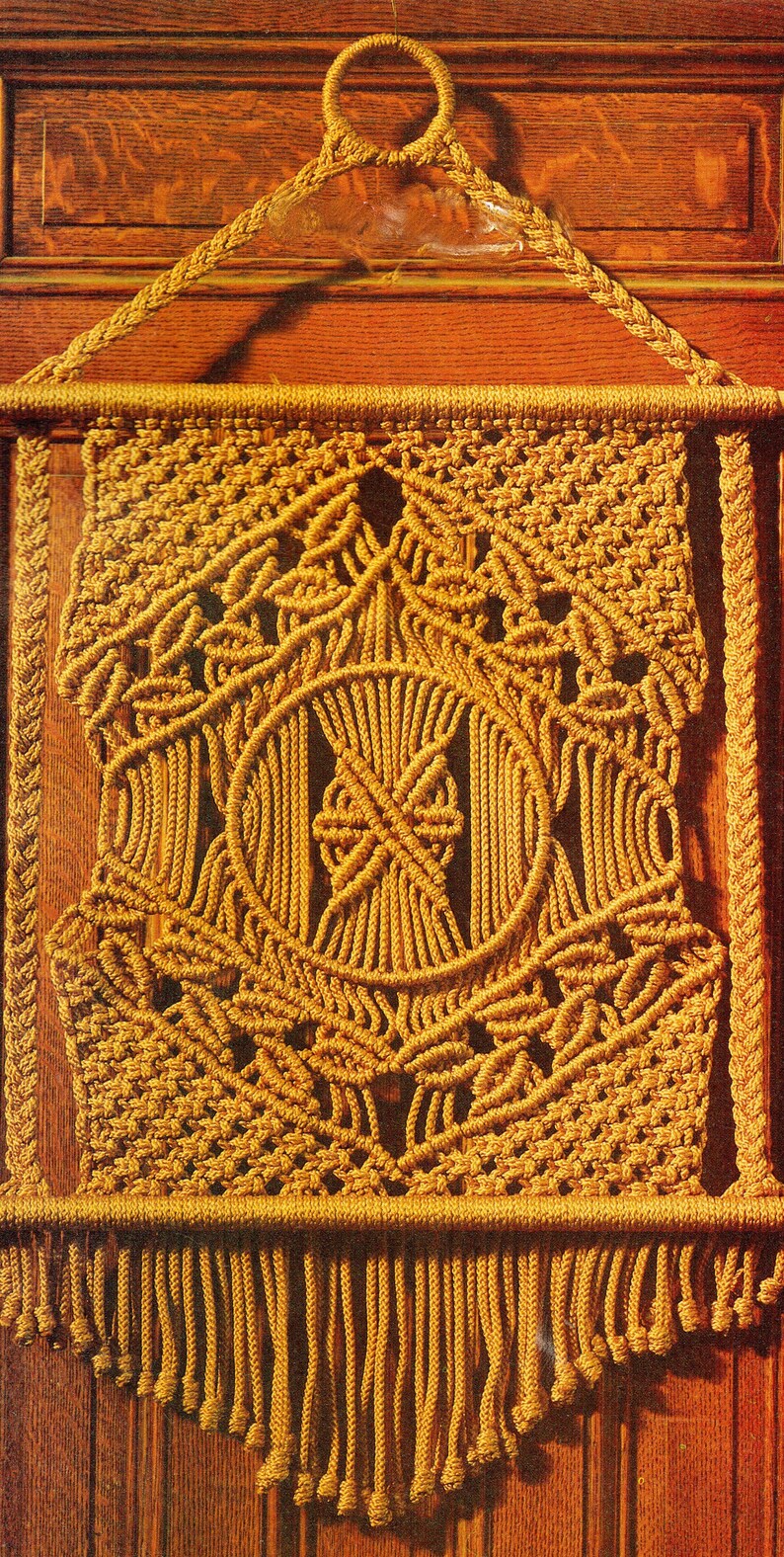 Vintage Macramé Patterns Hanging Tables Planters Shelves - Etsy