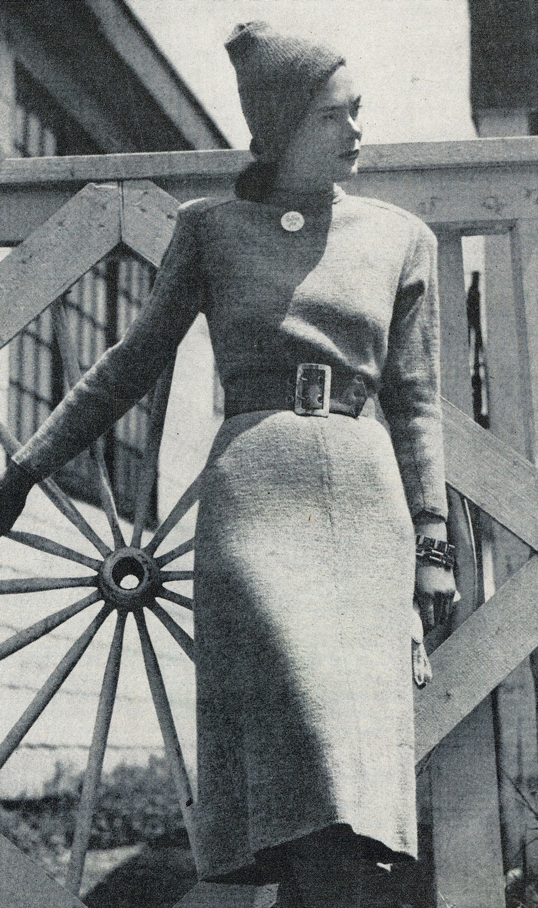 1940s Knit Raglan Dress Pattern: Vintage Reproduction (PDF Pattern) - Etsy