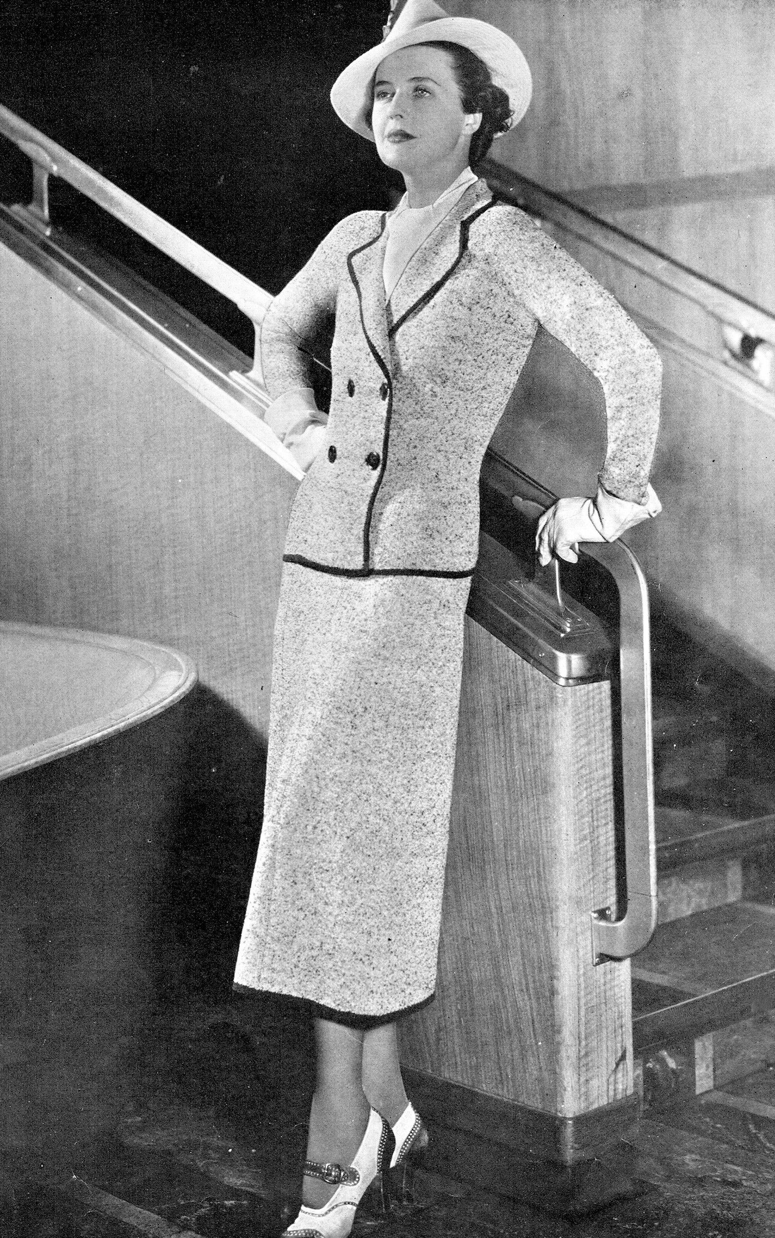 Vintage Couture Knitting Patterns, 1930s Fashion, Dresses, Suits ...