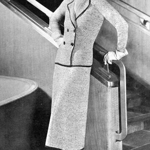 Vintage Couture Knitting Patterns, 1930s Fashion, Dresses, Suits ...