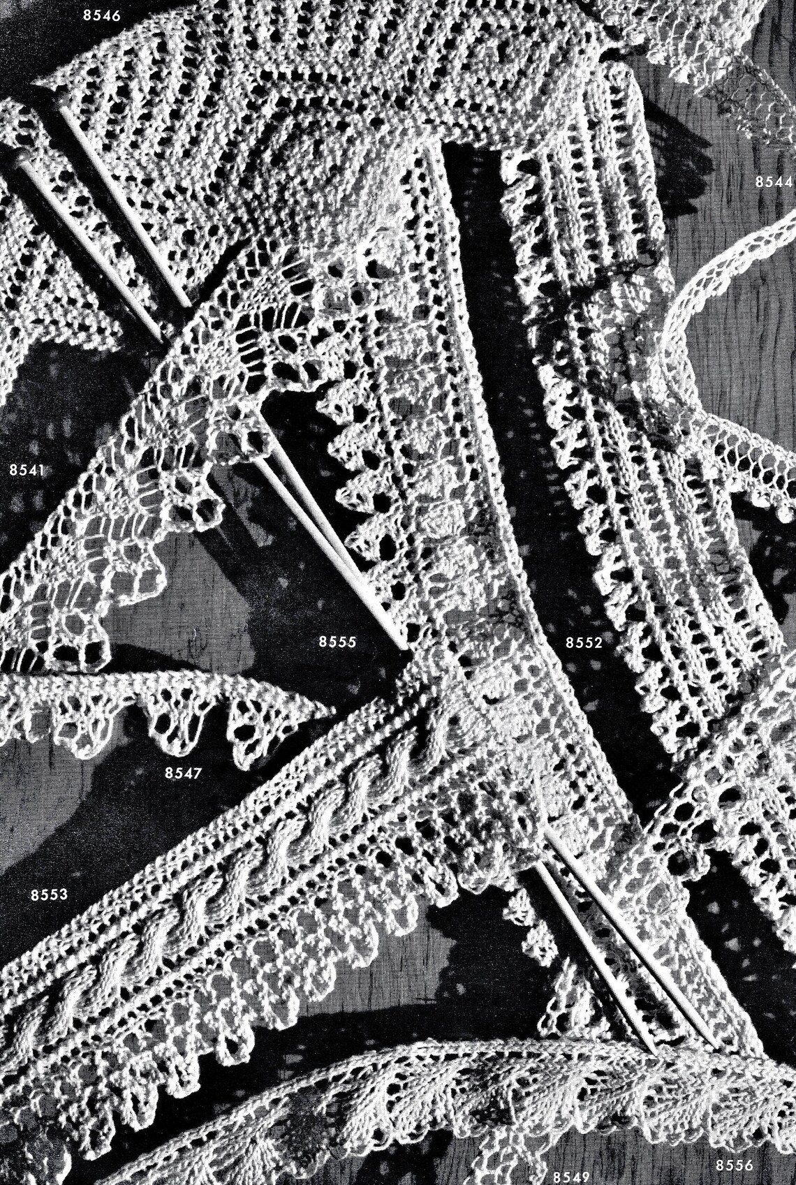 Hairpin Lace Crochet Filet Knitting Edgings Vintage PDF - Etsy