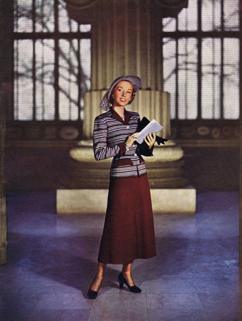 40s Vintage Knitting Patterns Minerva Fashions in Hand Knits Book 76 ...