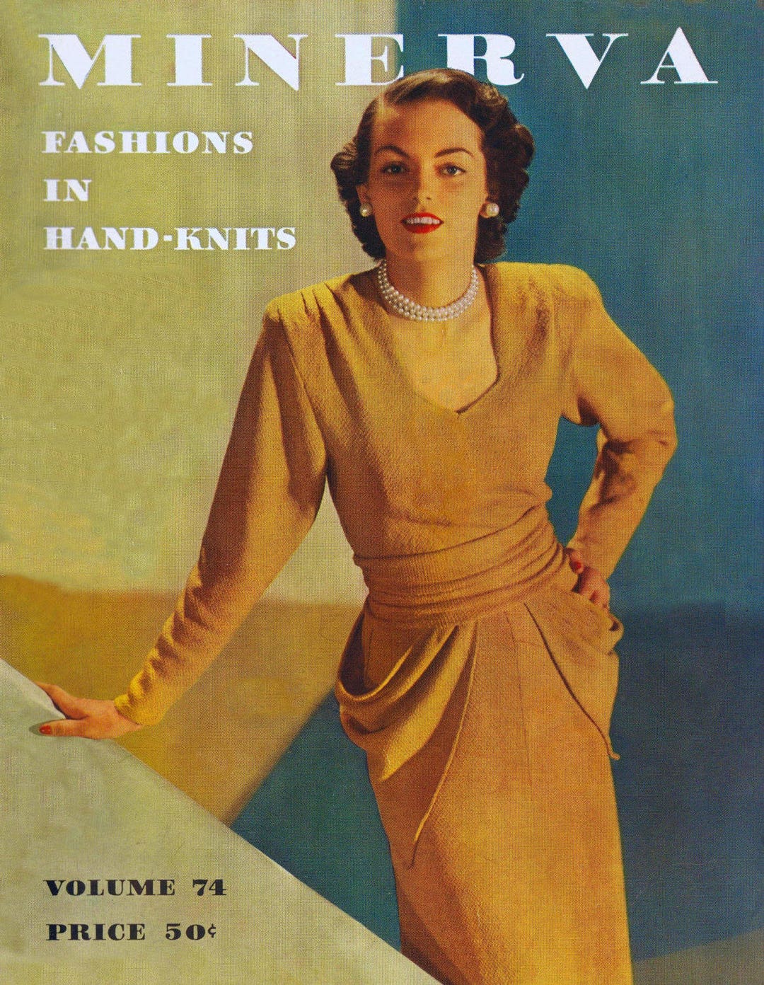 1940s Knitting Patterns: Minerva Fashion Hand Knits (digital Download ...