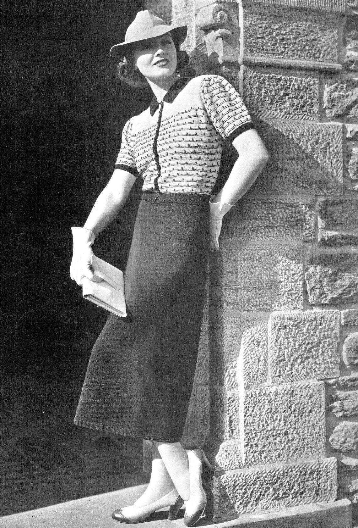 Vintage Couture Knitting Patterns, 1930s Fashion, Dresses, Suits ...