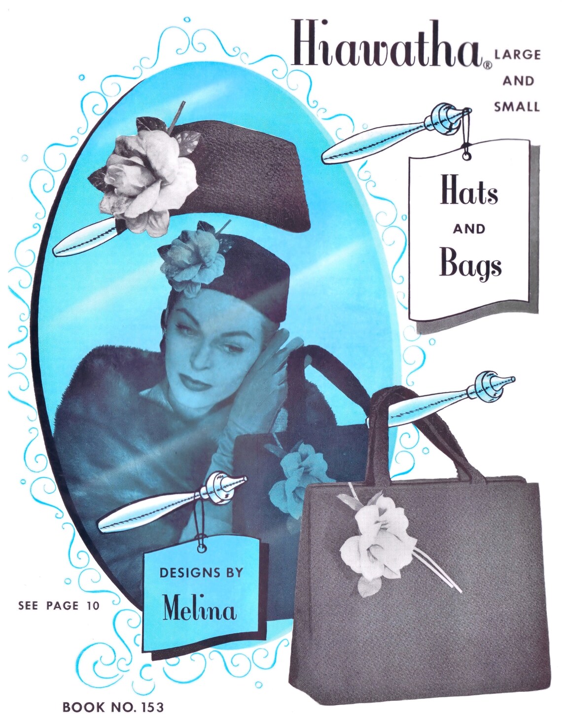 Vintage Crochet Patterns Hat Cloche Pillboxes Bags Purse Totes - Etsy