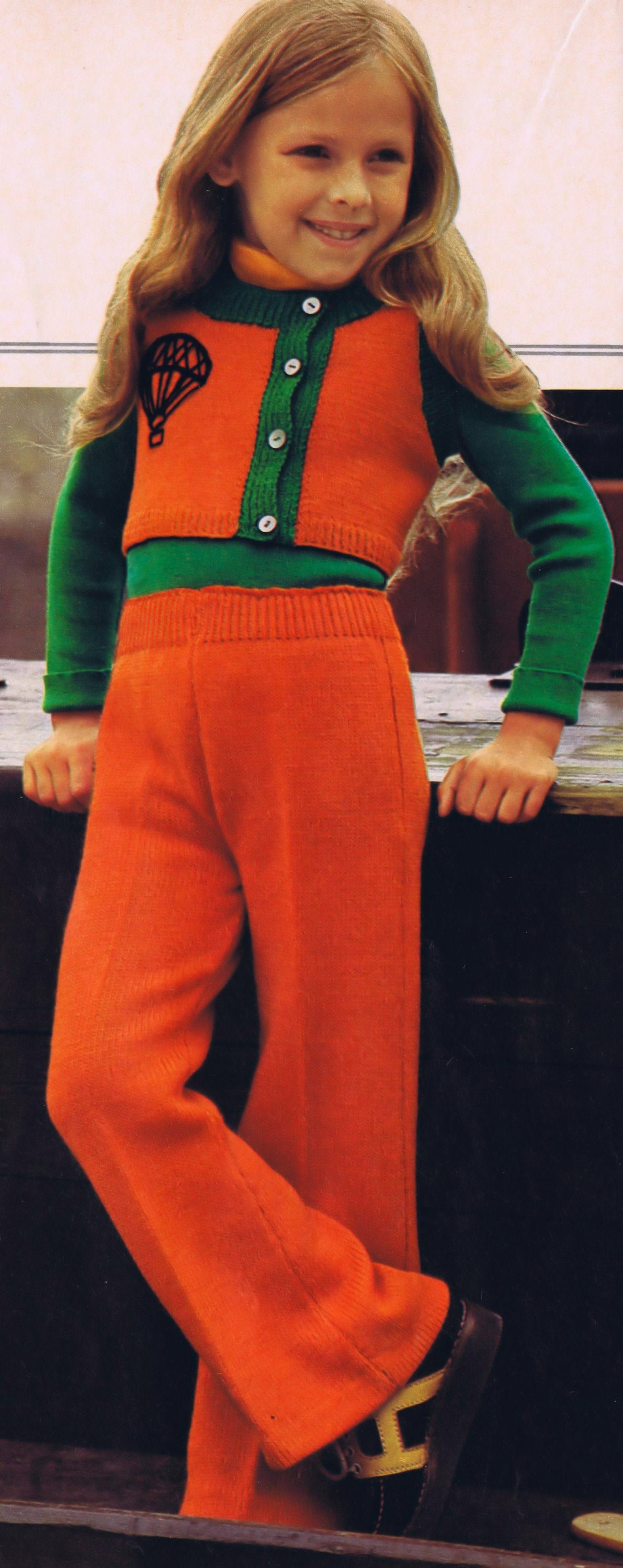 Girls Trouser Pants Matching Bolero Knitting Pattern Kids - Etsy