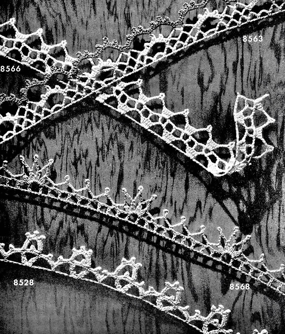 Hairpin Lace Crochet Filet Knitting Edgings Vintage PDF - Etsy