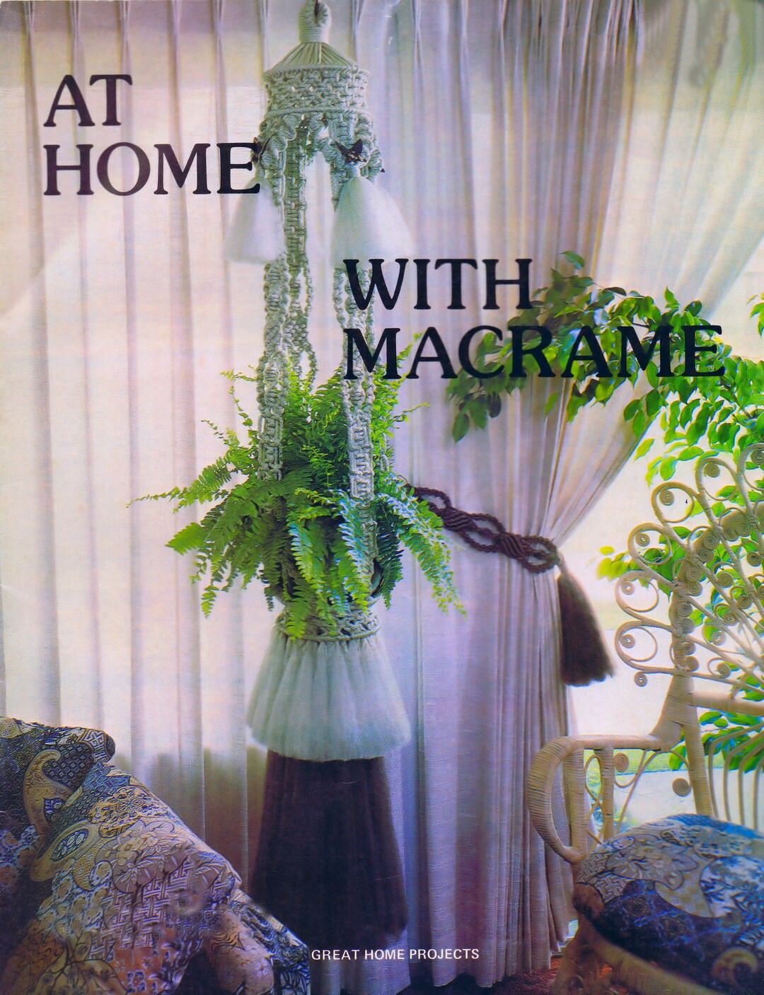 1970s Macrame Pattern Ebook: Retro Home Decor Projects (instant ...