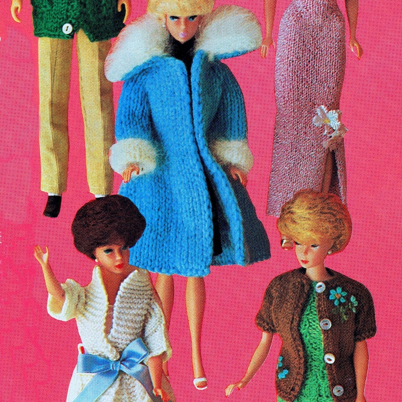 Knitted Barbie Jacket - Etsy UK