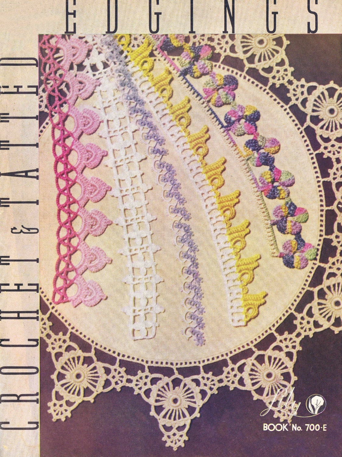 Vintage Crochet Tatting Edging Patterns Over 50 Different Edges ...