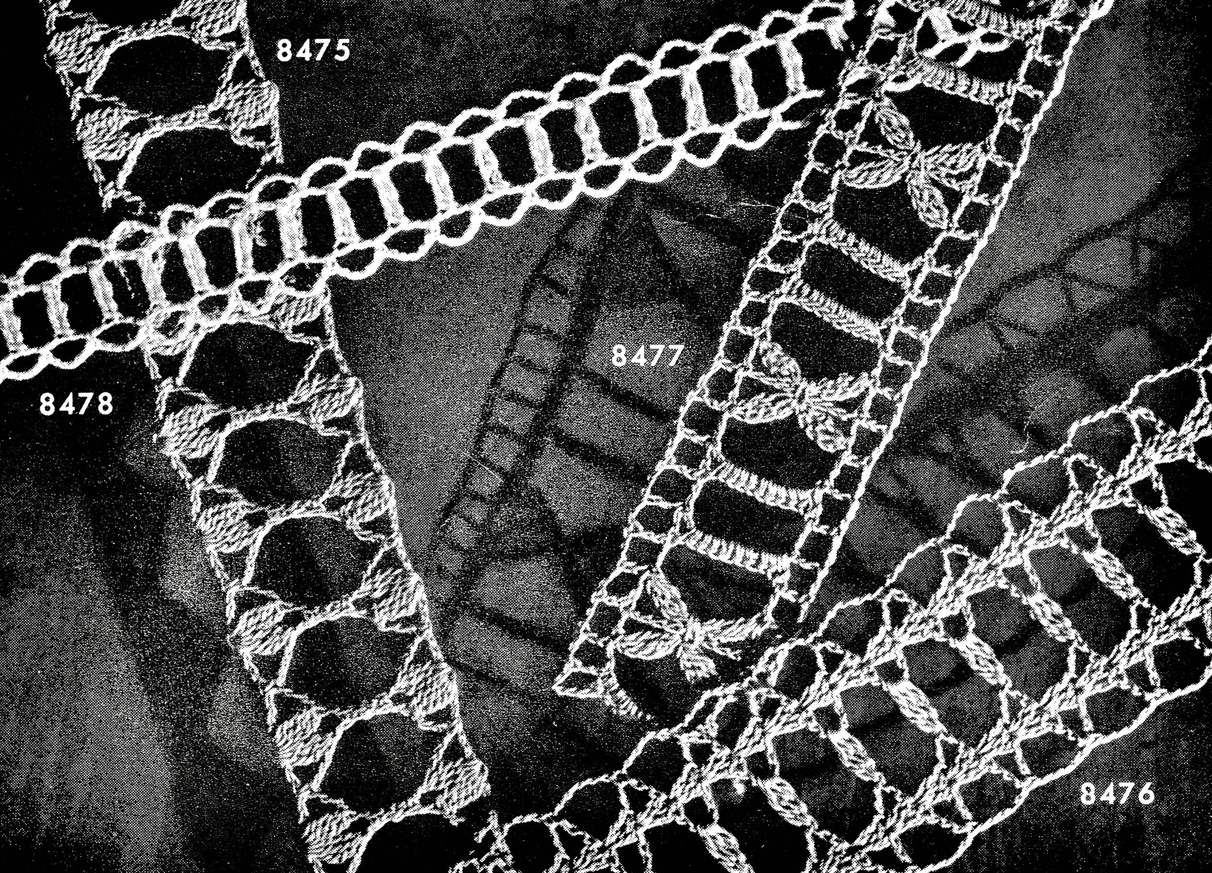 Hairpin Lace Crochet Filet Knitting Edgings Vintage PDF - Etsy