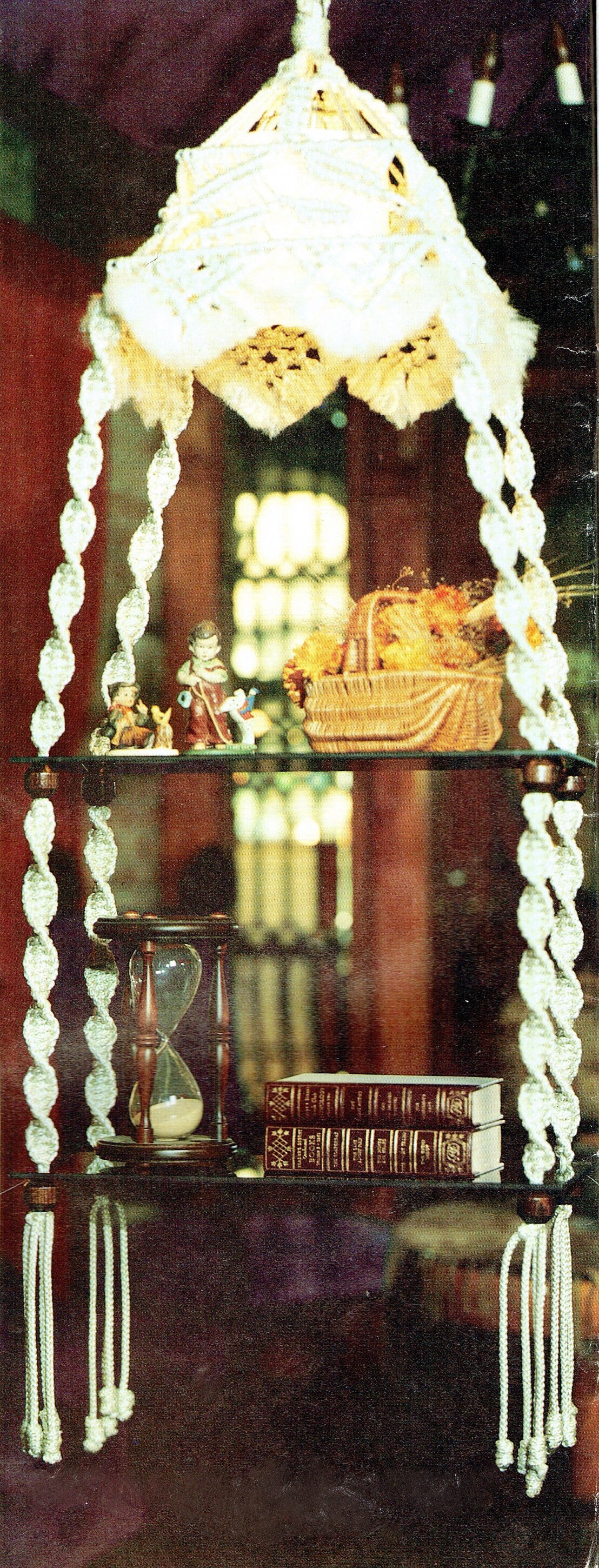 Vintage Macramé Patterns Hanging Tables Planters Shelves - Etsy