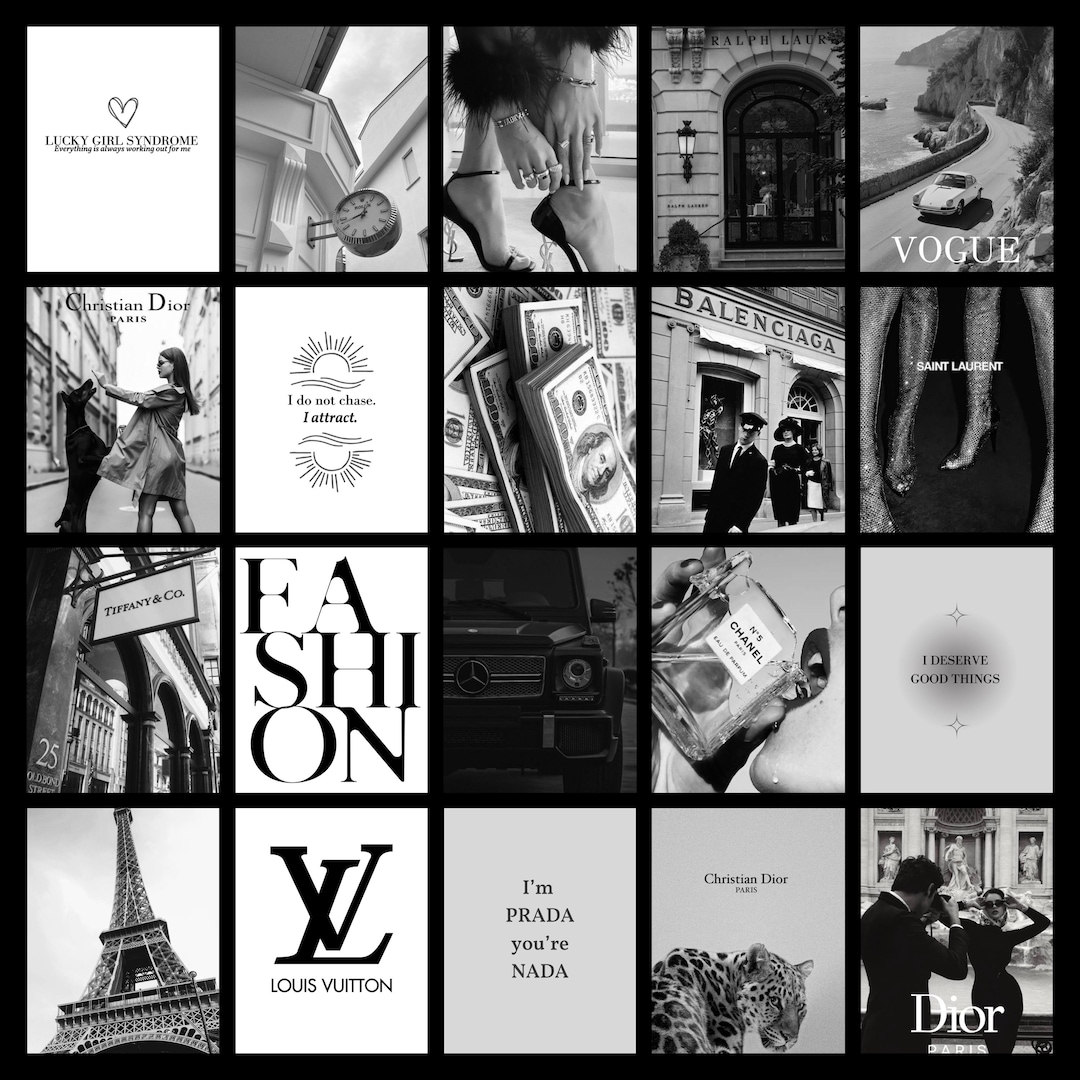 22 Luxury Bundle of High Fashion Prints Dior, Vogue, Prada, Chanel ...