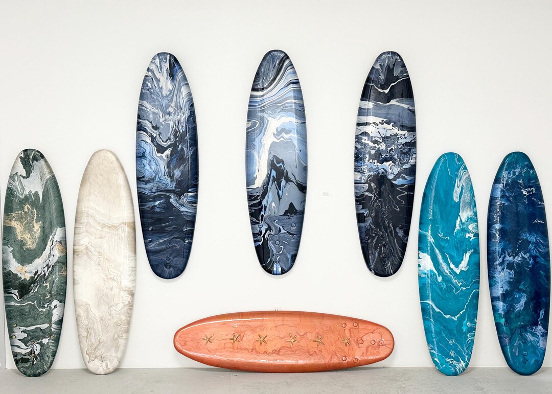Abstract Wall and Surfboard Art - Etsy
