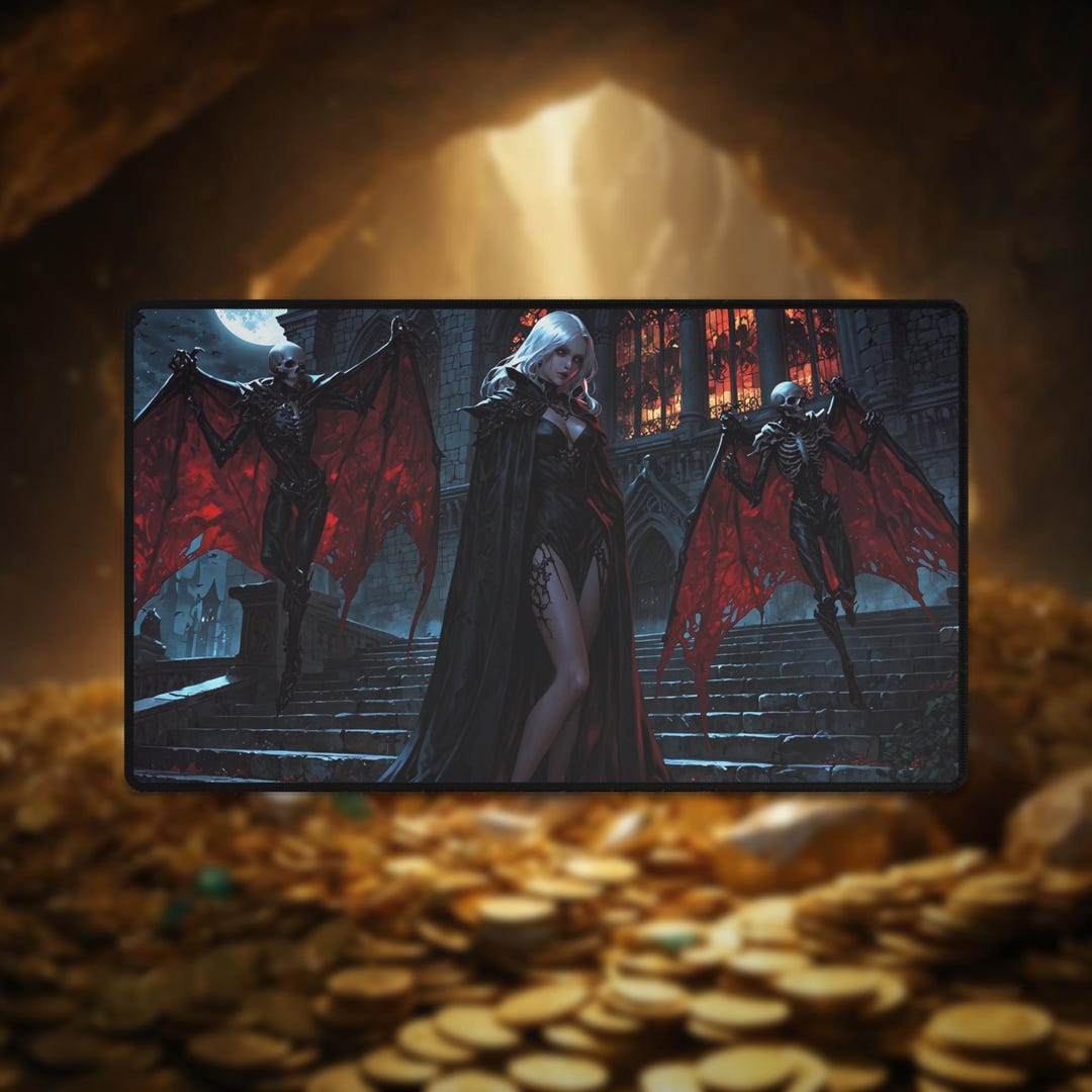 Vampire Summoner Playmat: Gothic TCG Desk Mat - Etsy