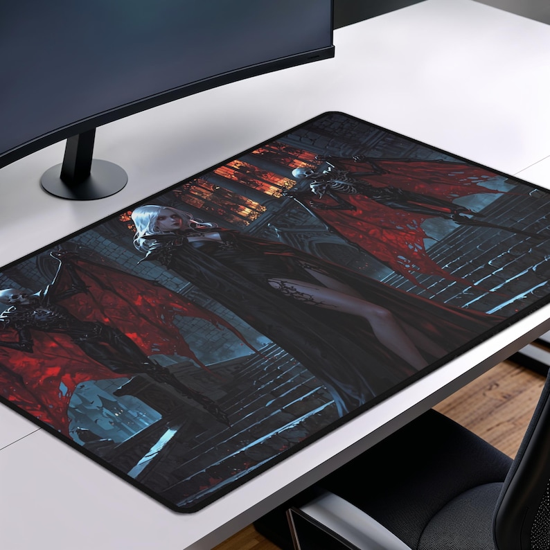 Vampire Summoner Playmat: Gothic TCG Desk Mat - Etsy
