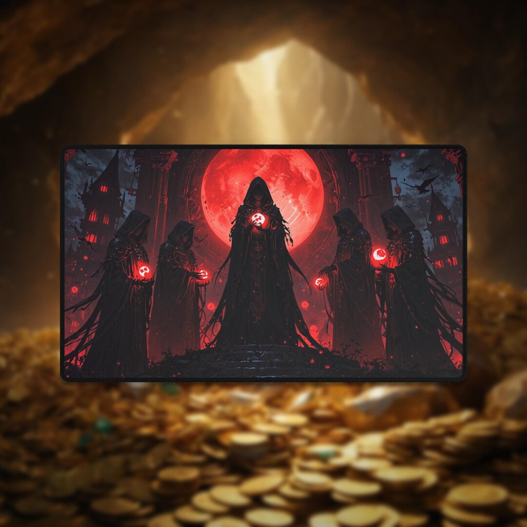 Blood Moon Ritual Playmat: Vampire TCG Desk Mat - Etsy