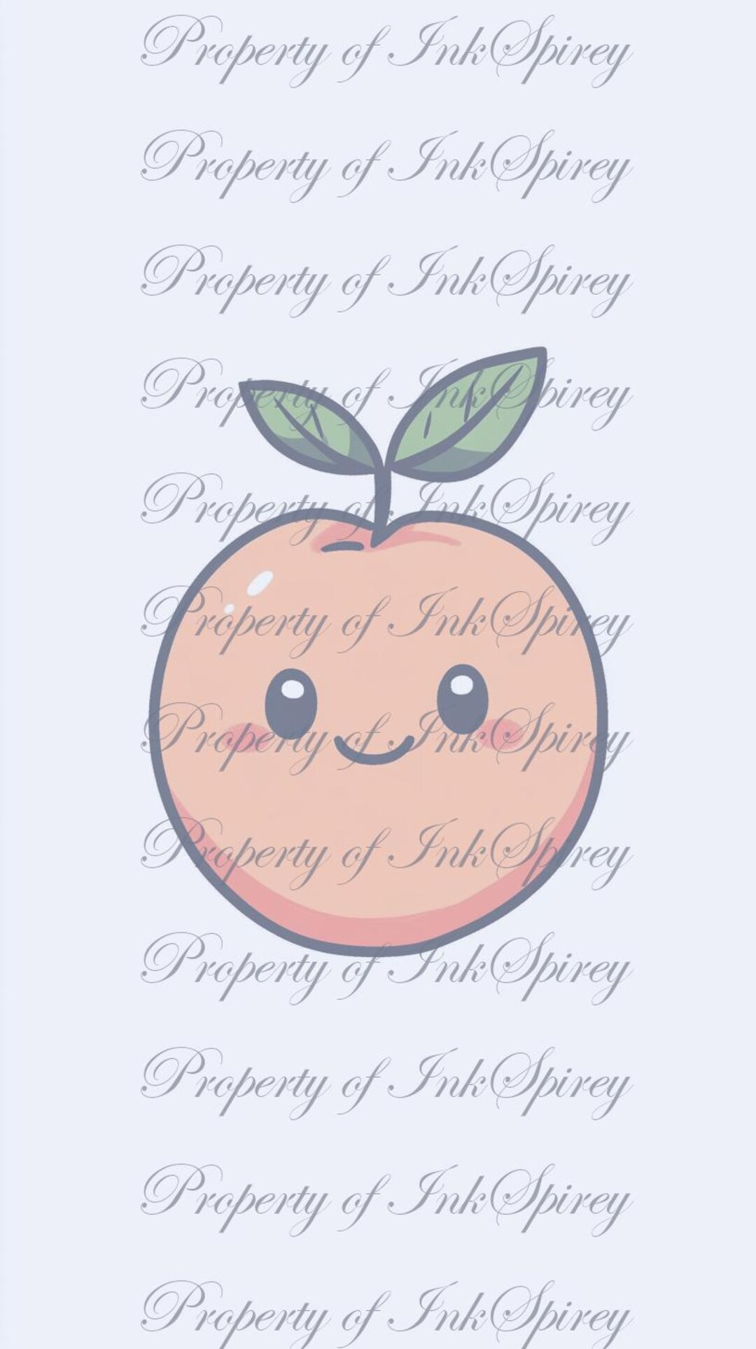 Mini Peach Tattoo Design 2 - Etsy