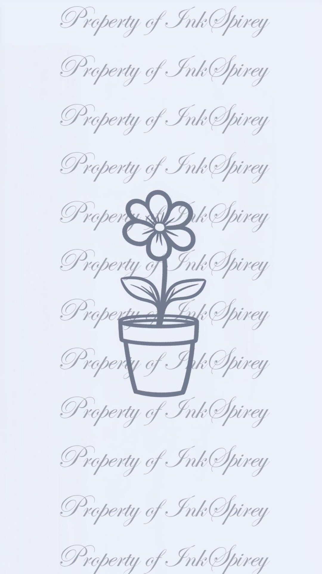 Mini Flower-in-a-pot Tattoo Design - Etsy