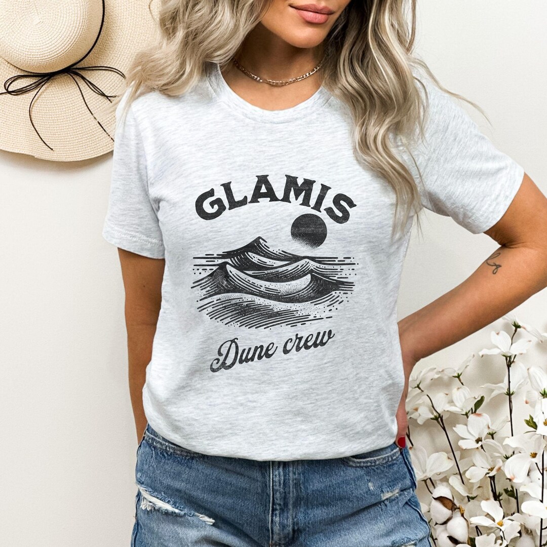 Glamis Dune Crew T-shirt, Celebrate the Spirit of the Sand Dunes, Sand ...