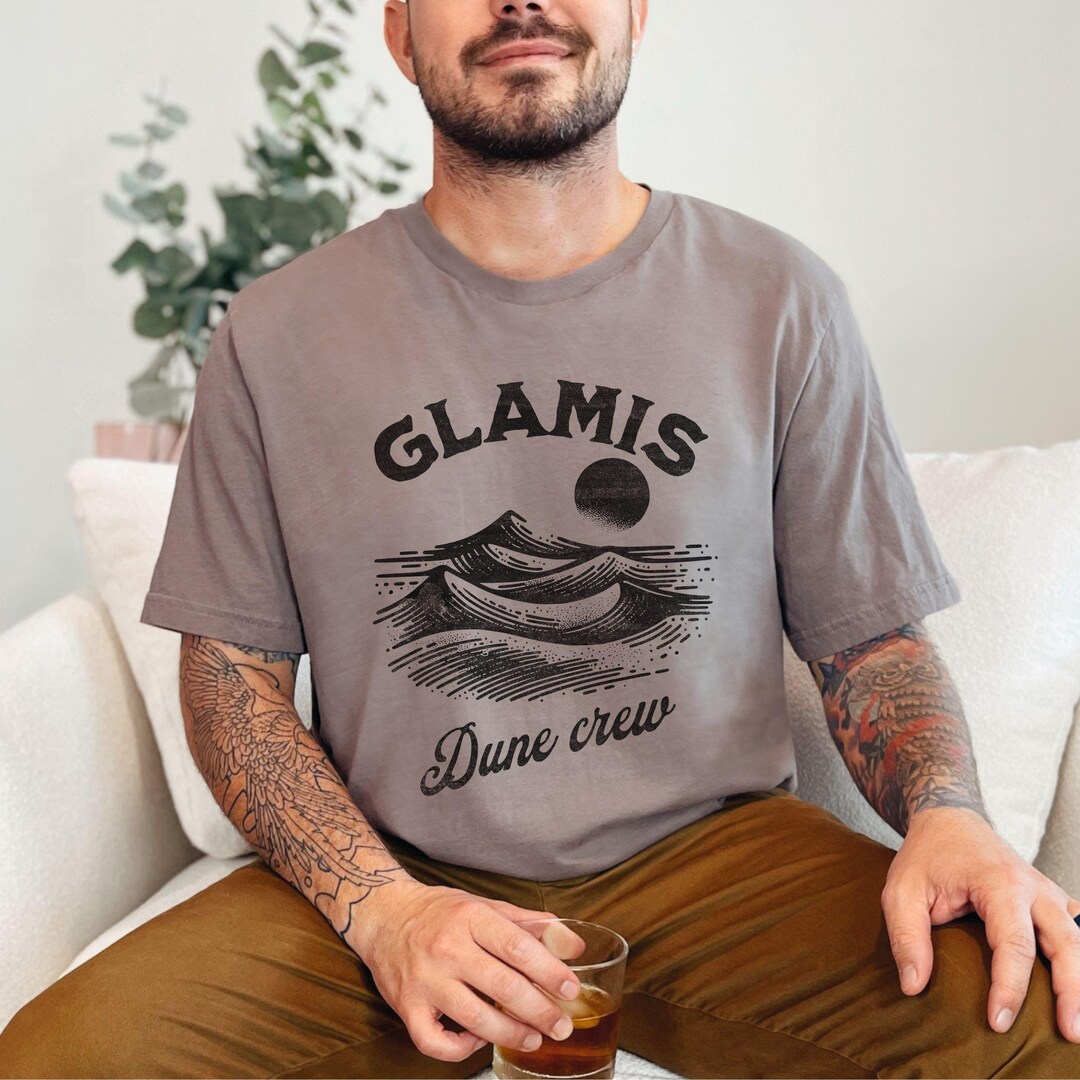 Glamis Dune Crew T-shirt, Celebrate the Spirit of the Sand Dunes, Sand ...