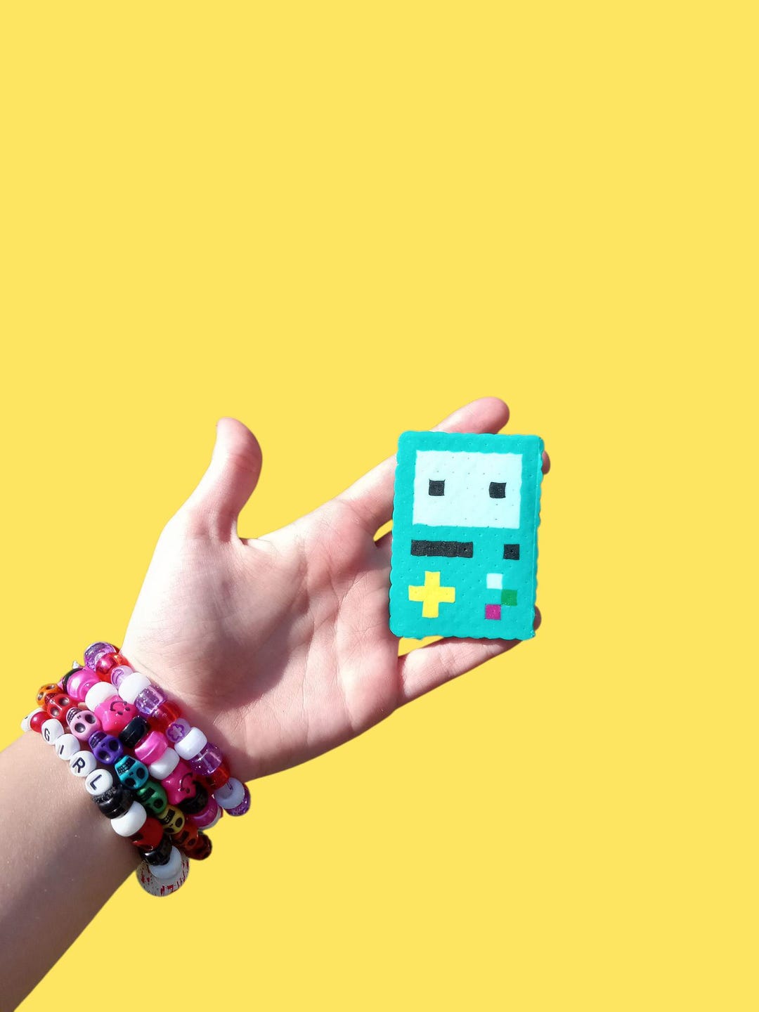 BMO Perler Bead Pin - Etsy