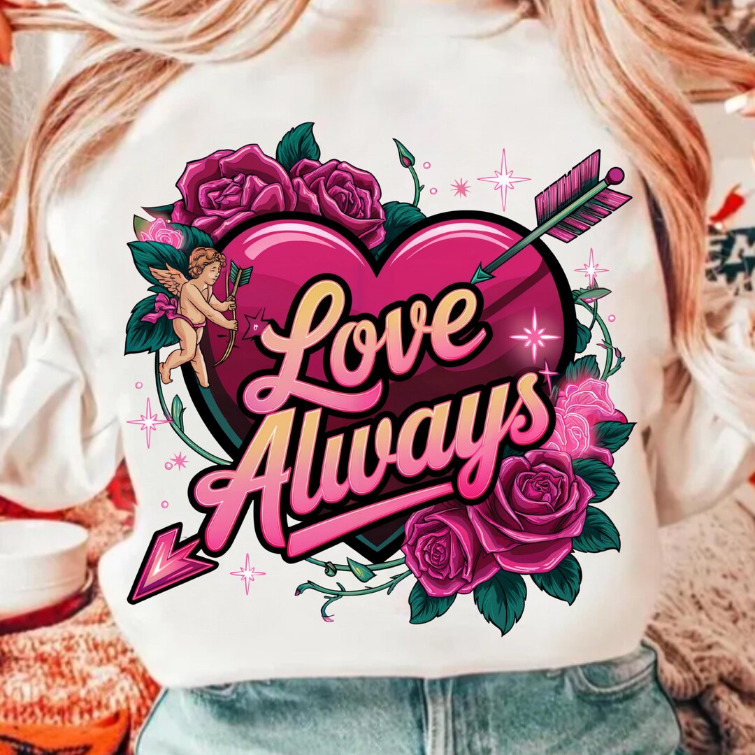 Valentine Neon Love Png, Love Always Png, Valentine Png, Romantic ...