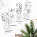 Printable Coloring Bible Verse Bookmarks for Kids Christian Nativity ...