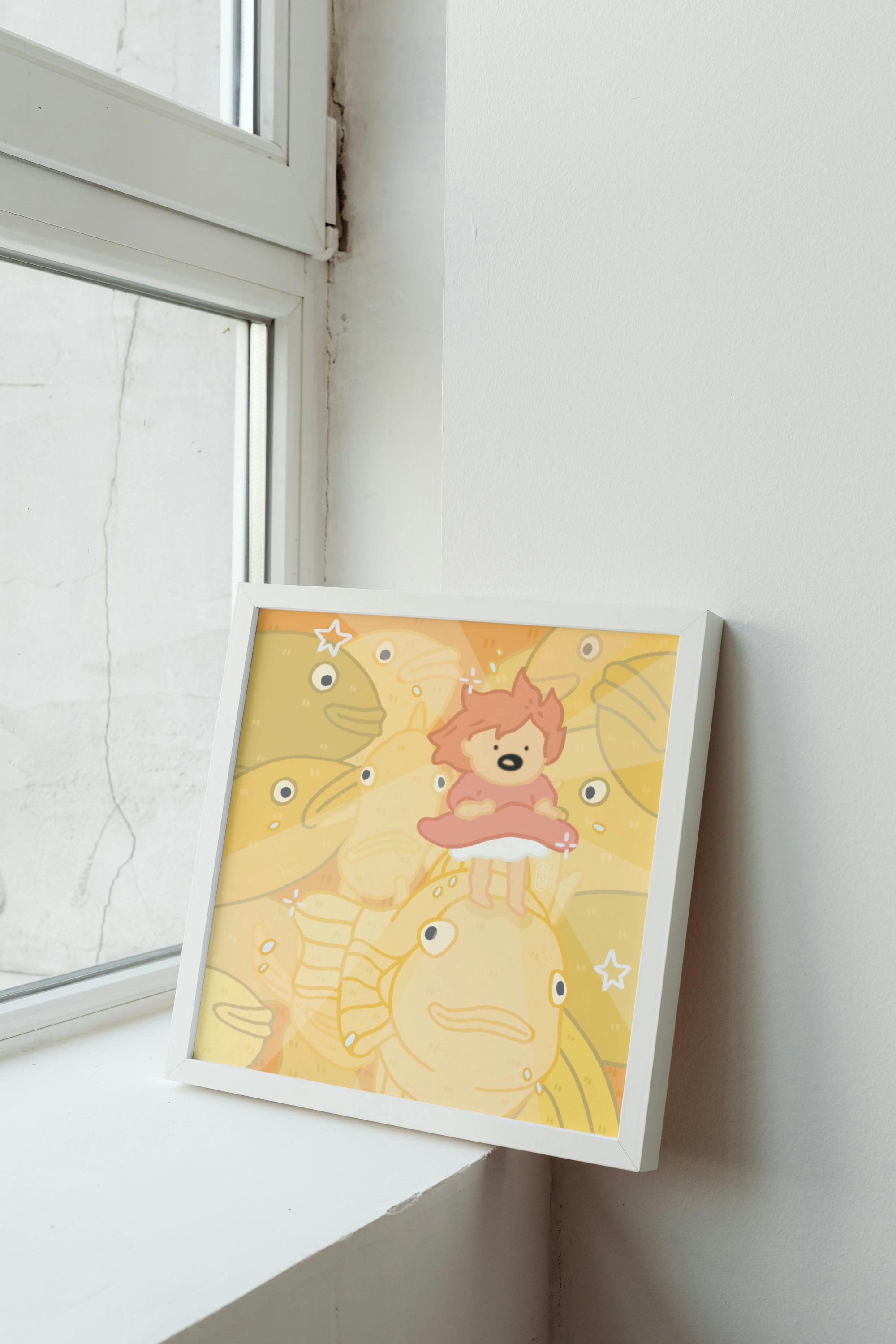 Ponyo Studio Ghibli Ponyo Poster Studio Ghibli Wall Art Ghibli Decor ...