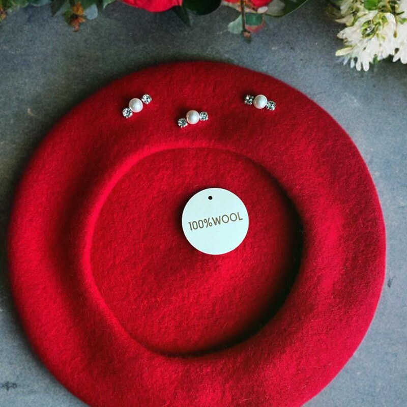 Embellished Beret - Etsy