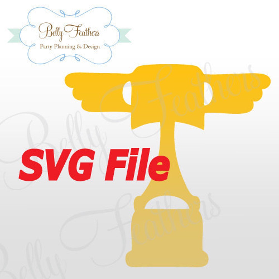 Race Cars Trophy SVG File - Etsy