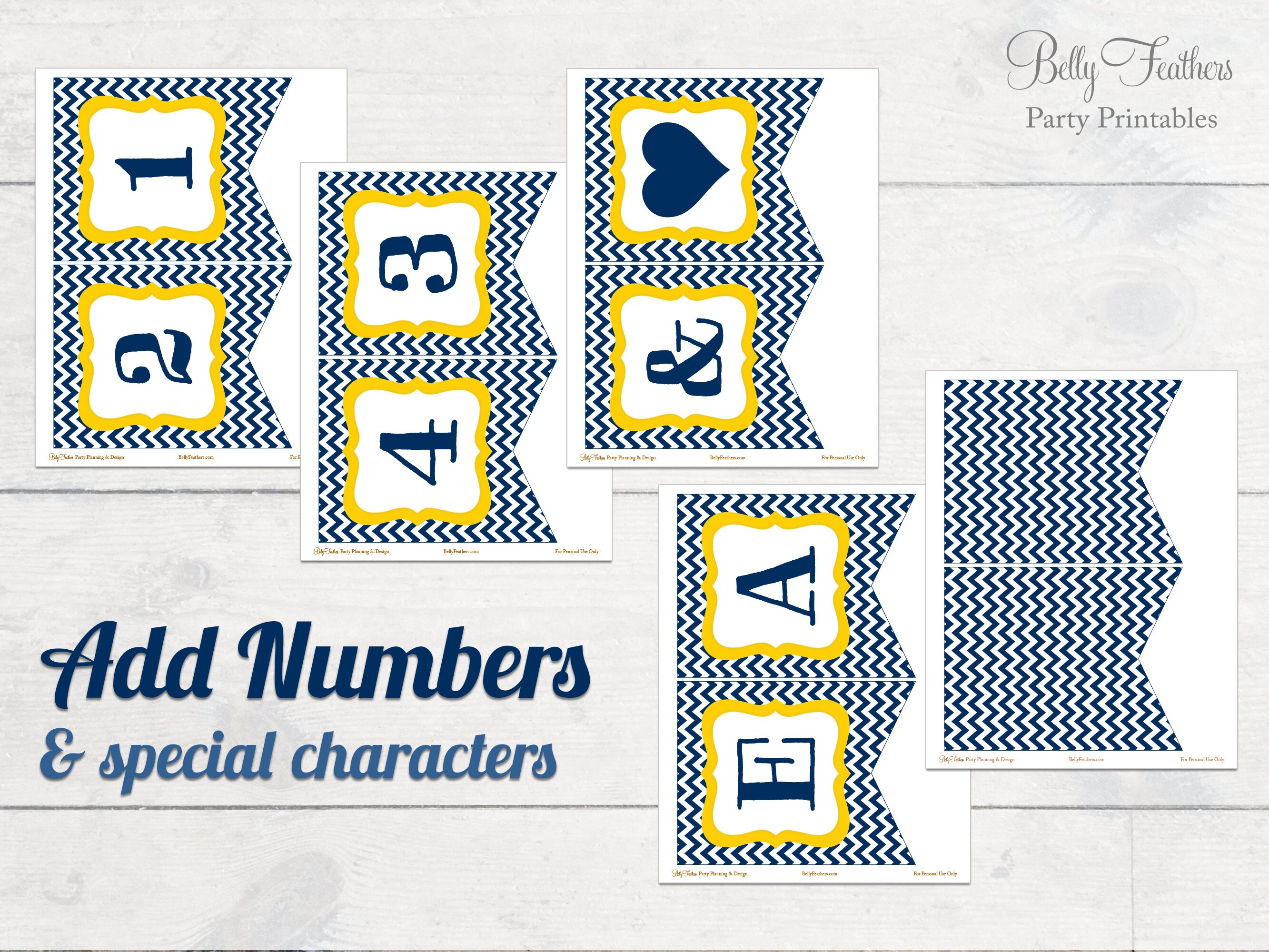 Printable Team Spirit Banner in Navy Blue & Yellow Gold - Etsy