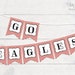 Printable Team Spirit Banner in Red & Black - Etsy