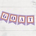 Printable Team Spirit Banner in Purple & Orange - Etsy