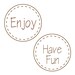 Enjoy & Have Fun Bubble Wand Gift Tags - Customizable Text, Instant ...