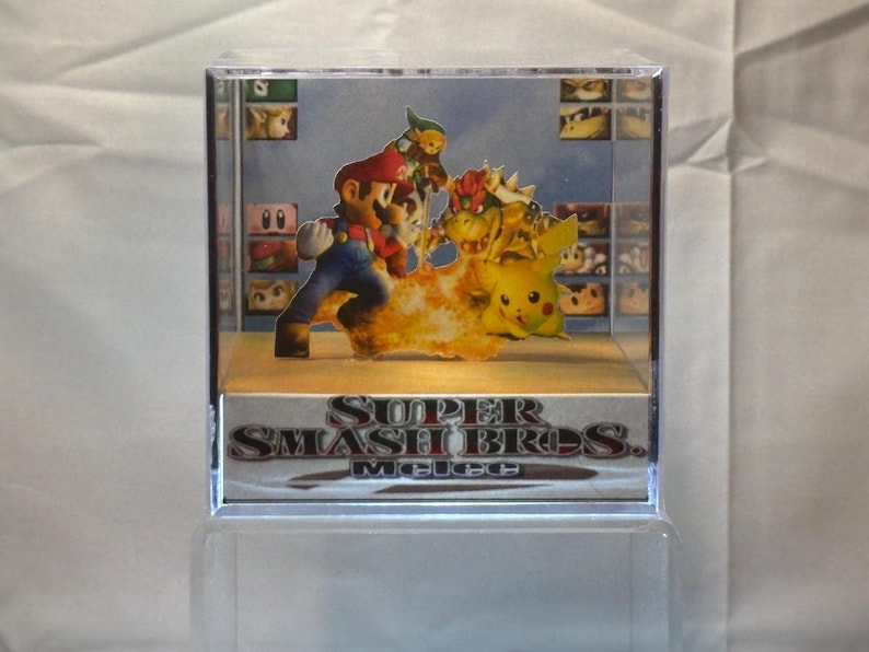 Super Smash Bros Melee Diorama - Etsy